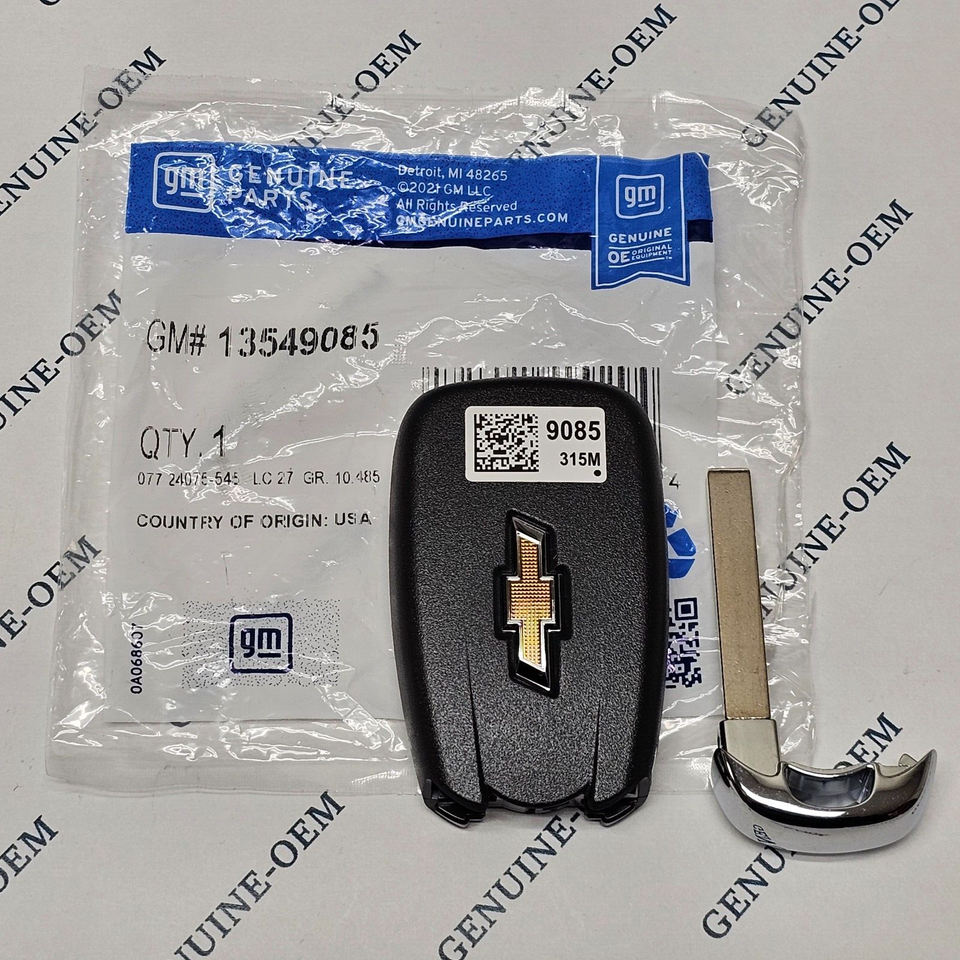 2022-2024 Chevrolet Equinox Remote Entry Key Fob Transmitter 13549085 ...