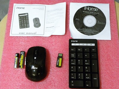 NEW IHome Wireless Mouse 6 Key Optical Mouse with Calculator and Usb ...