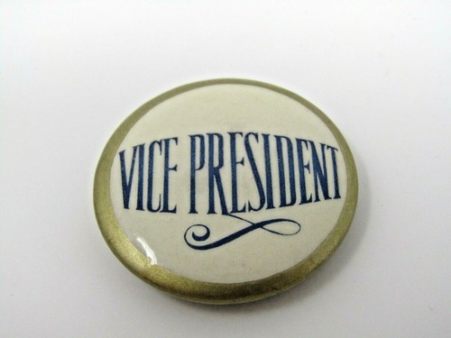 Vice President Pin Button Antique Vintage Excellent Design | eBay