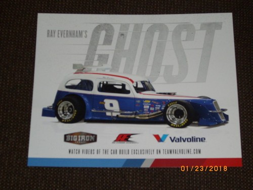 2017 RAY EVERNHAM #9 GHOST MODIFIED NASCAR POSTCARD | eBay