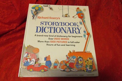 Richard Scarry’s Storybook Dictionary, hard cover, 1966 | eBay