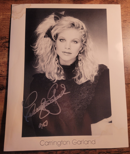 Actress Carrington Garland - Signed Celebrity Autograph - Santa Barbara ...