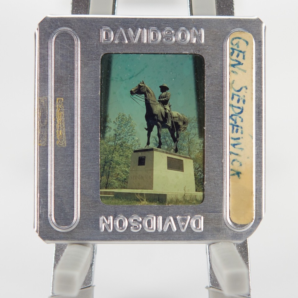 c1950 General Sedgwick Gettysburg Observation Glass Trans 35mm Slide | eBay