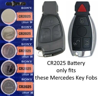 Remote Key Fob Battery for MERCEDES Key Fob & Smart Key Sony MURATA ...