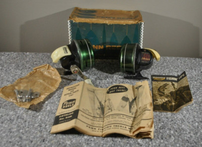 Lot of 2 Johnson Sabra Model 130A Spincast Reels in Orig. Box/Papers | eBay