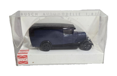 Busch Auto Model 1/87 - Ford Model AA Panel Delivery Truck - Dark Blue ...