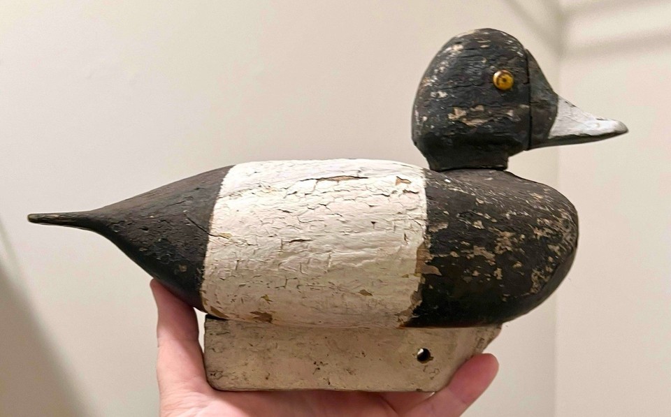 Vintage Ice Island Shooting Club Bluebill Drake Duck Decoy Thousand ...