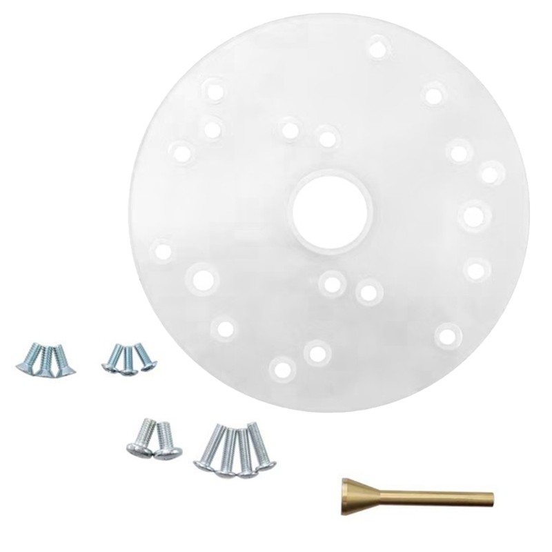 Universal Woodworking Router Base Plate Brass Centering Pins For ...