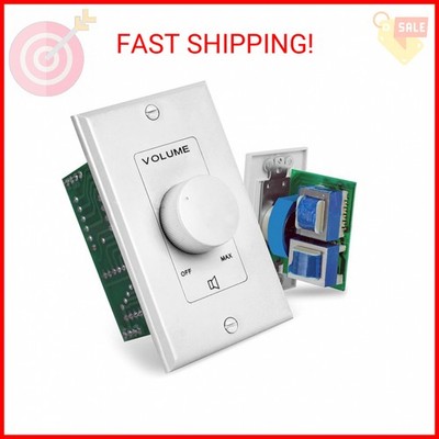 Pyle Home Wall Mount Volume Control Knob- Flush In-Wall Plate,Rotary ...