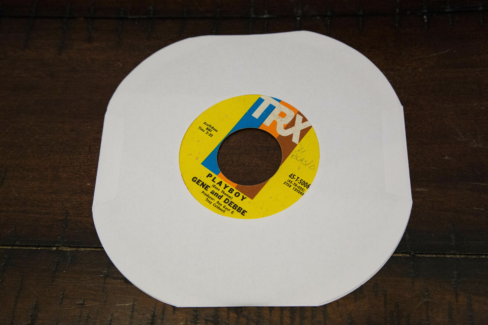 Gene and Debbe (Debbie) 45 rpm "Playboy" on TRX Records | eBay