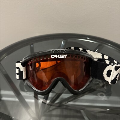 Vintage BMX Racing Motocross 1980's Oakley Goggles Orange Black & White ...