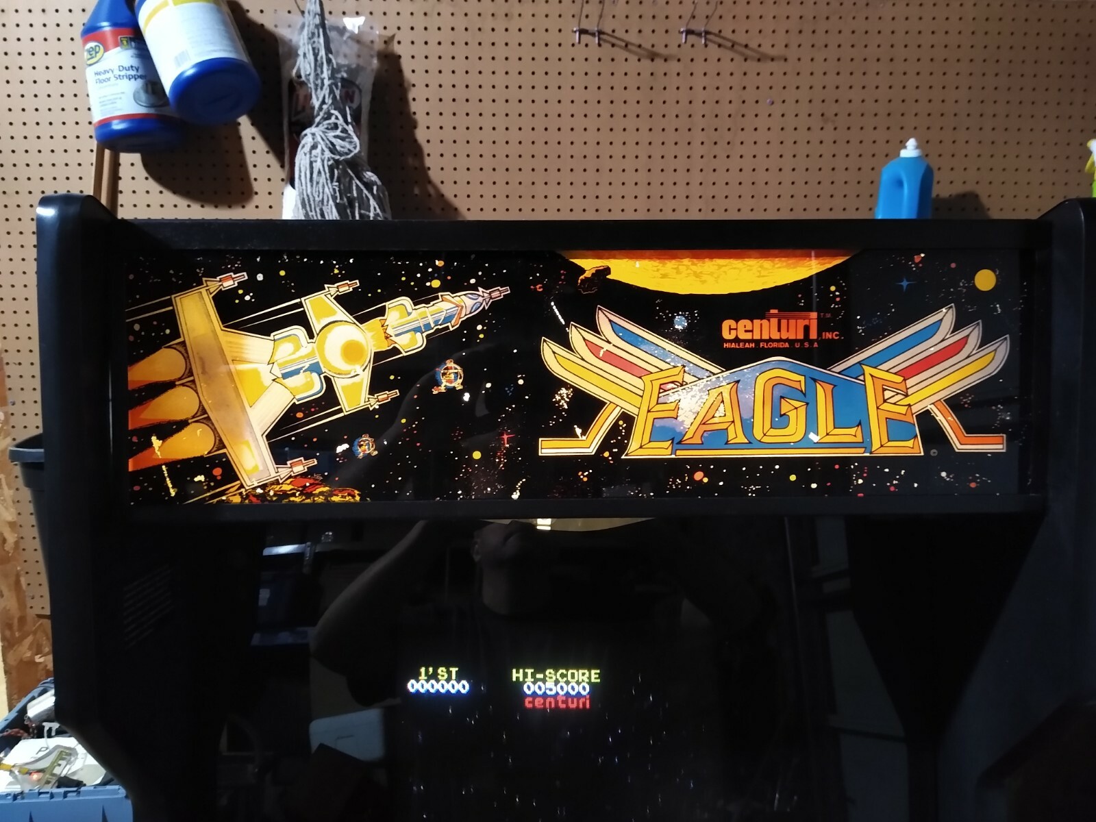 1980 Centuri EAGLE dedicated Video Arcade Game -FREE SHIPPING funner ...