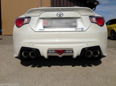 STAINLESS STEEL DUAL EXHAUST TIPS 4.0 2.5 GT86 FT-86 FR-S JDM FOR Scion ...