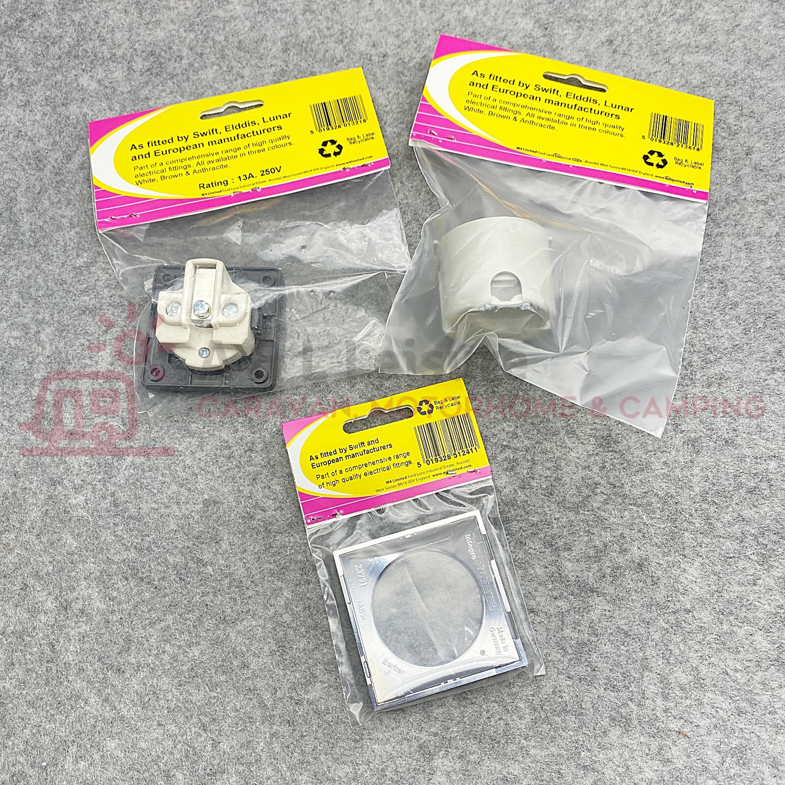 Genuine W4 Berker 240v Socket, Chrome Faceplate & Back Box Swift ...