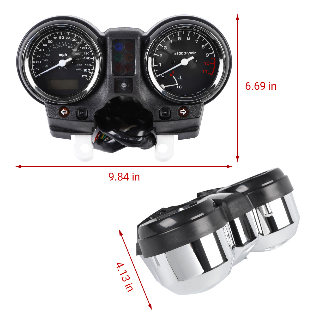Speedometer Tachometer Gauge Cluster For Honda CB900 Hornet 900 CB919F ...