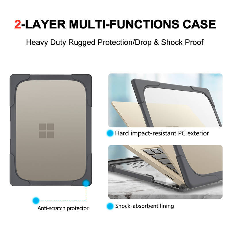 Hard Stand Case Cover Flip Shell For Microsoft Surface Laptop 3 4 5 13. ...