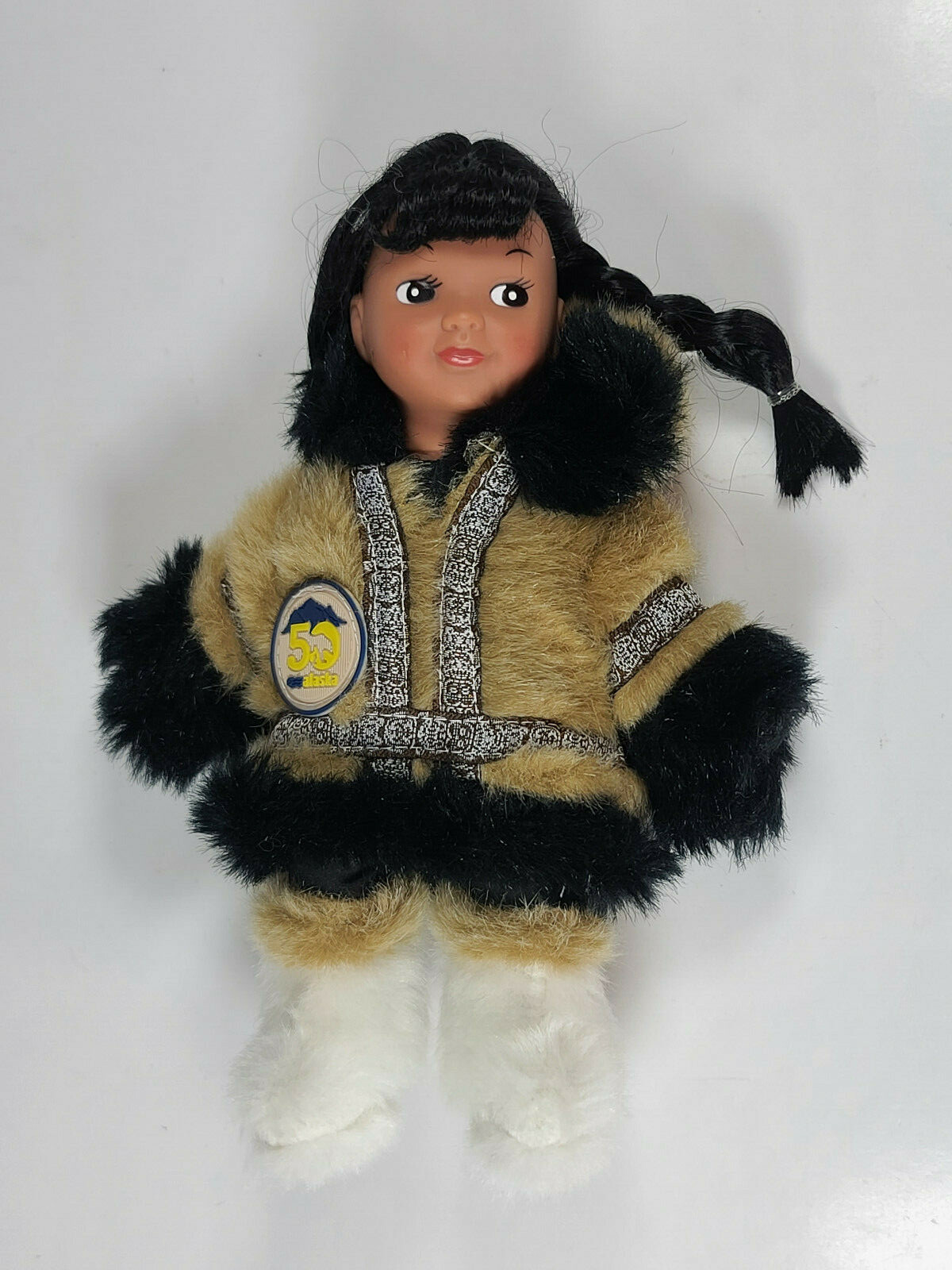 Alaska 50 Years 9" Inuit Eskimo Doll Plush Beanie Stuffed Doll | eBay