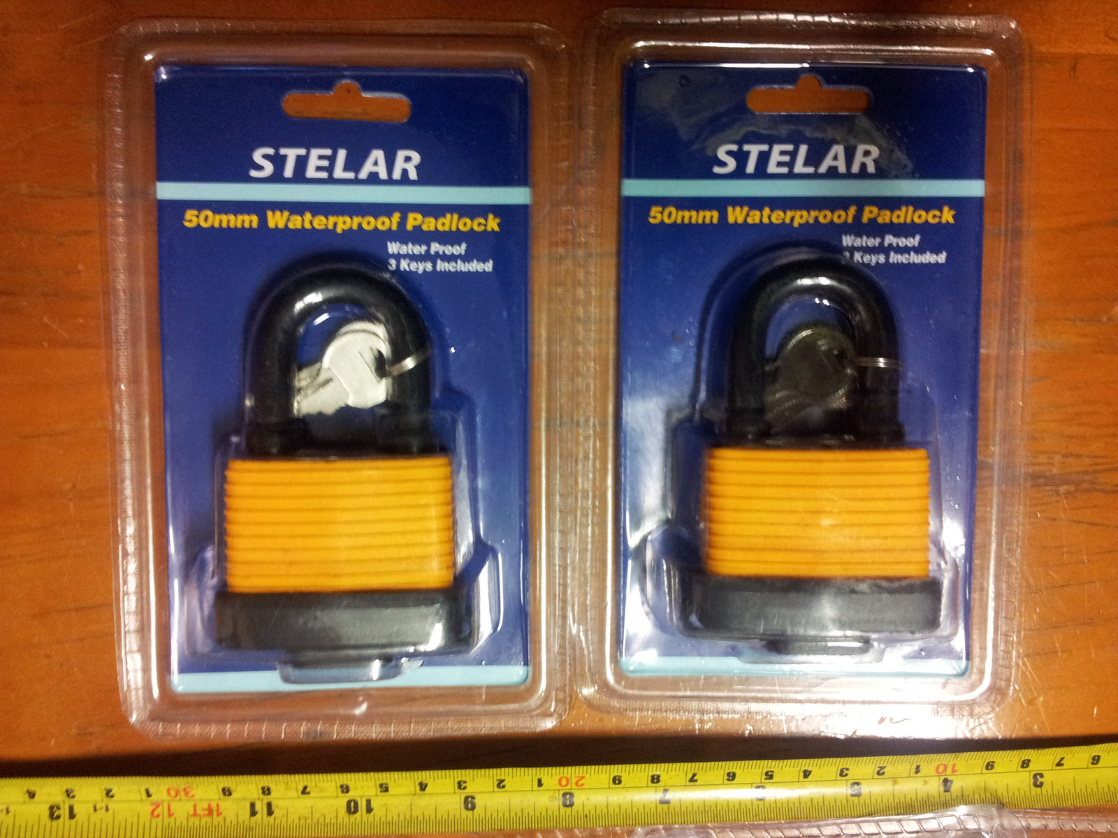 2x Stelar size 30mm Waterproof padlocks, each wt 3 keys | eBay Australia