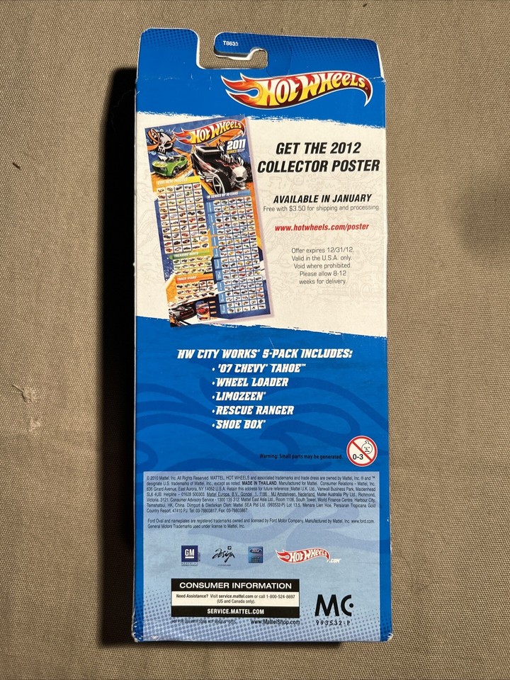 hot wheels hw city works 5 pack | eBay