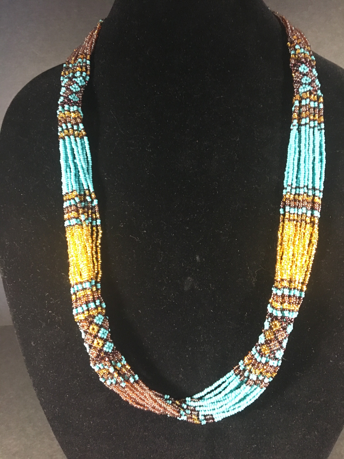 Vintage Handcrafted Native American Multi-Strand Necklace | eBay