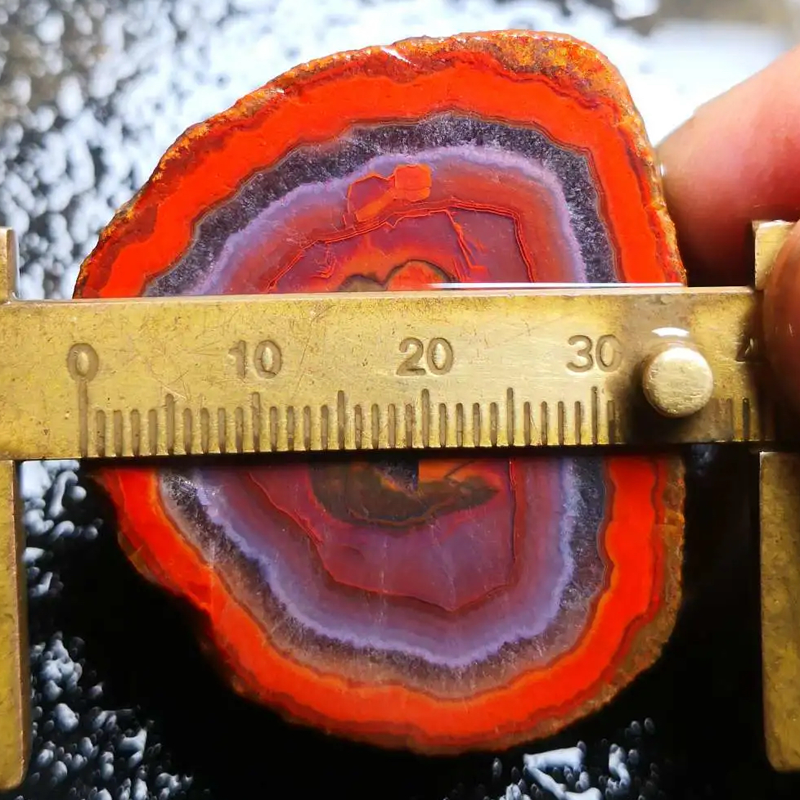 1Pair Rare China Natural Warring States Red Agate Geode Quartz Crystal ...