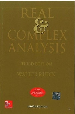 Real and Complex Analysis by Walter Rudin 3ed INTERNATIONAL EDITION ...