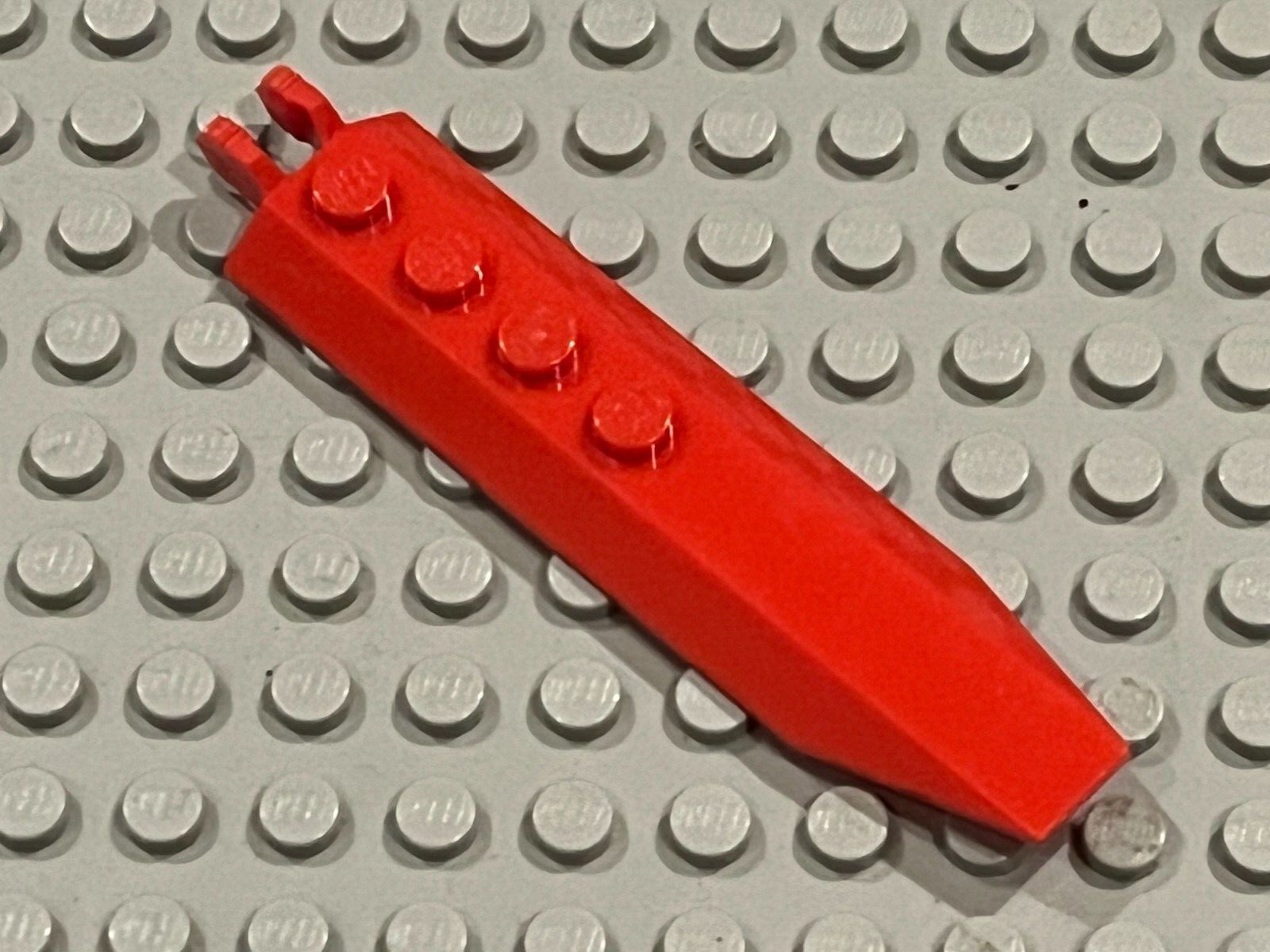 RARE LEGO CITY Red Hinge Plate 1x8 Ref 14137 / set 60013 Coast Guard ...