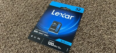 Brand new Lexar high performance memory card, blue series, 32 GB | eBay