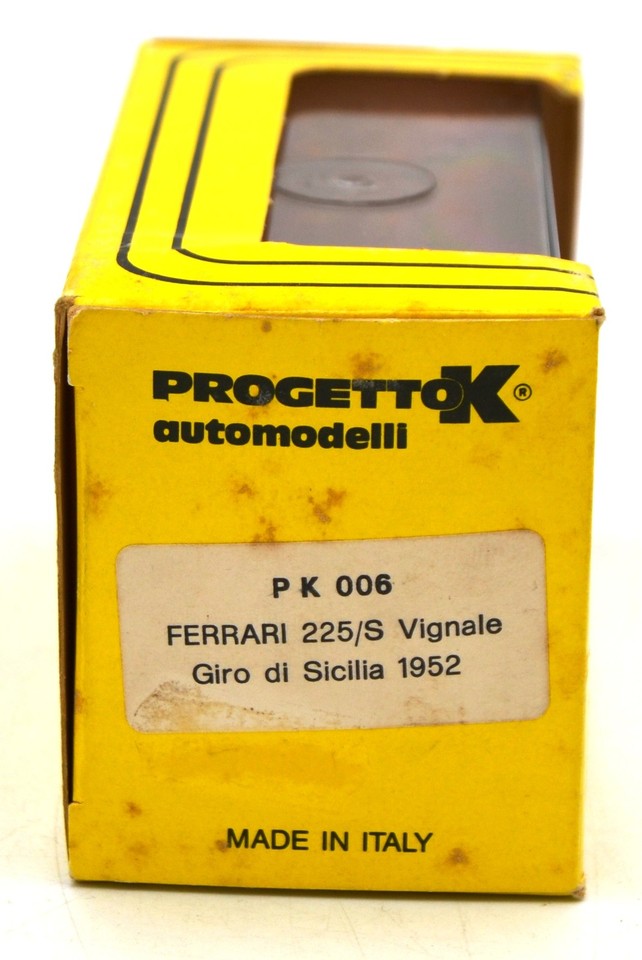 Die Cast 1/43 " Ferrari 225/S Vignale - Giro Di Sicilia 1952 " (Pk 006 ...