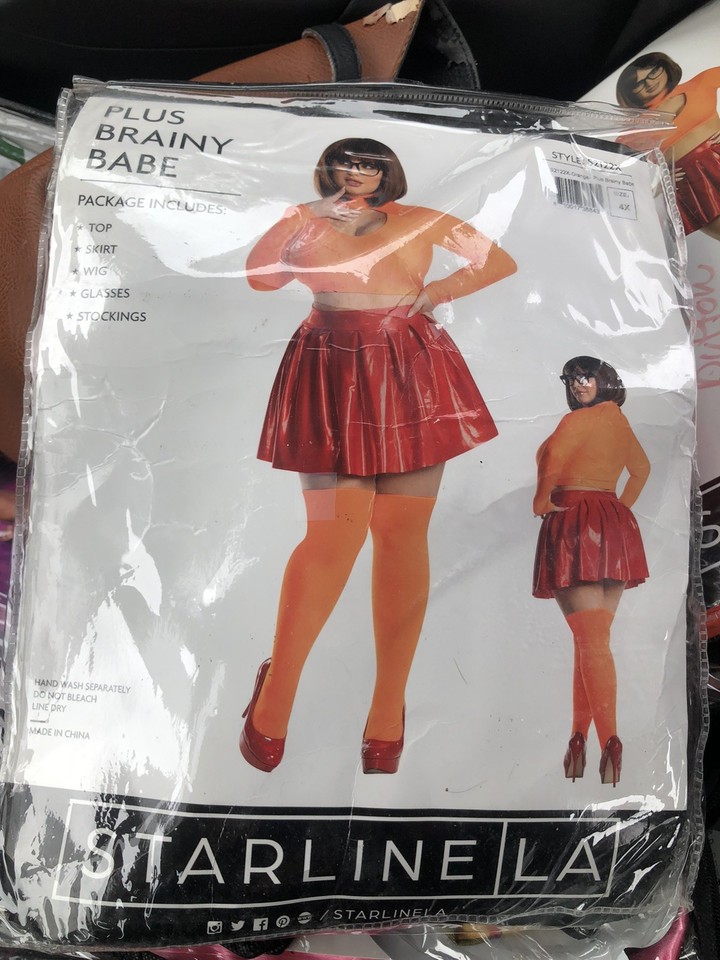 New Brainy Babe Plus Size 4X Halloween Costume Missing Top | eBay