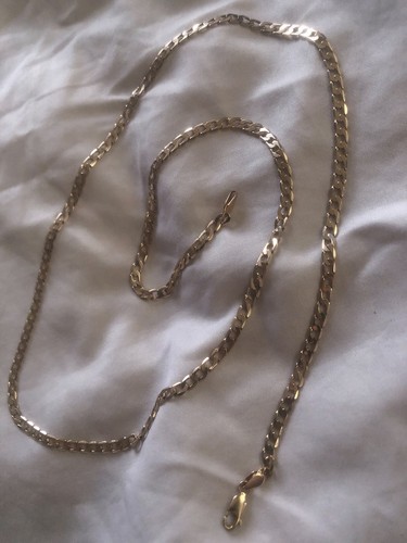 9ct Gold Curb Chain Necklace 375 Hallmarks 11.2g Weight | eBay UK
