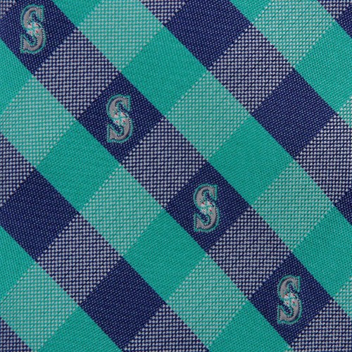 Men's Seattle Mariners Woven Checkered Tie | eBay