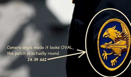 ROUND PATCH: SAAB Gripen Griffin Flygvapnet Multirole Fighter JAS-39 from '80s | eBay UK