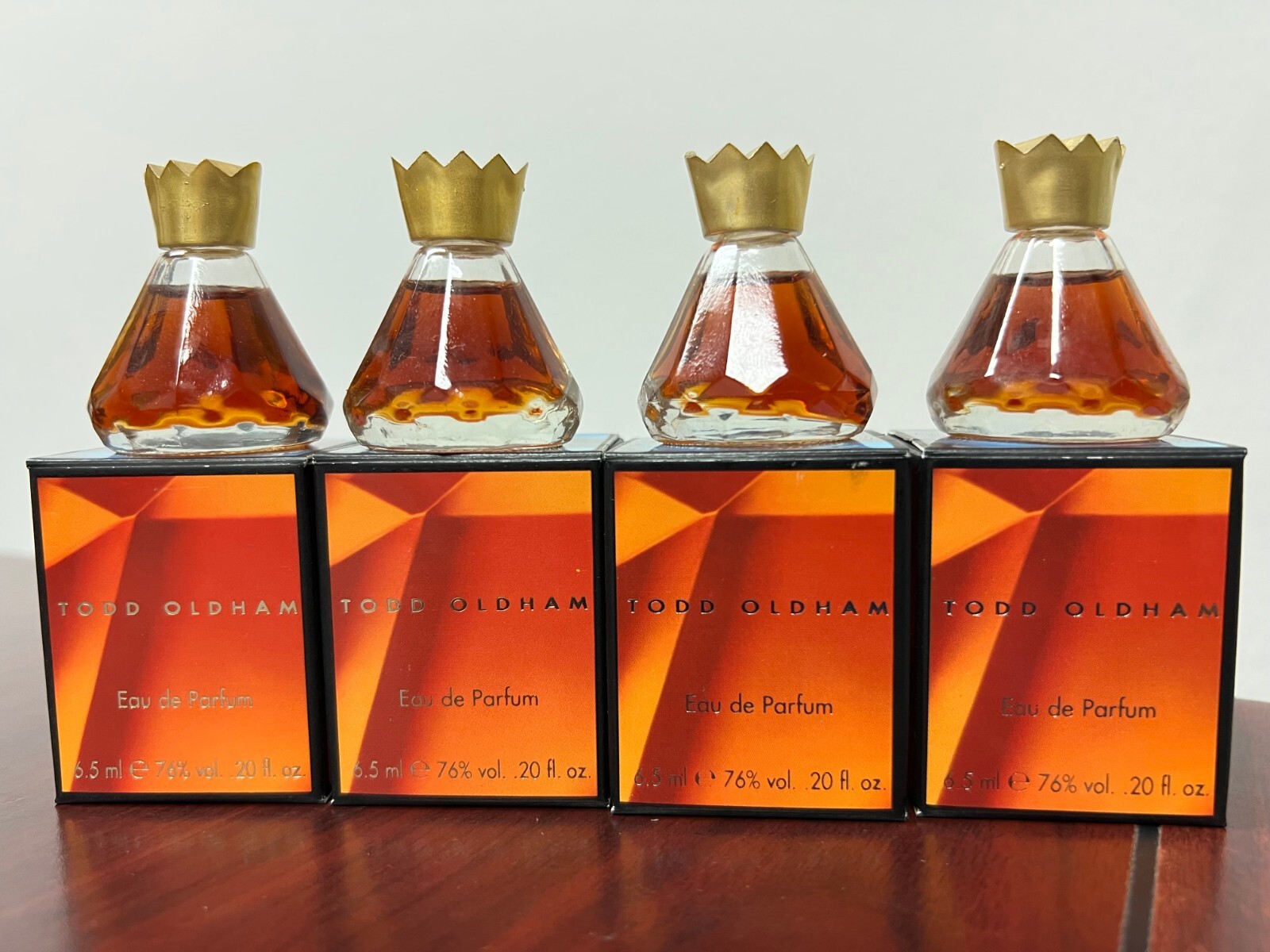 Lot of (4) X TODD OLDHAM PARLUX FRAGRANCE 0.20 oz / 6.5 ML EDP Splash ...