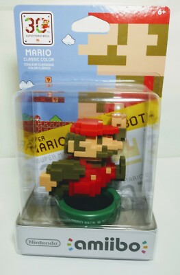 Classic Color Mario Amiibo Nintendo 30th Anniversary Super Mario Bros ...