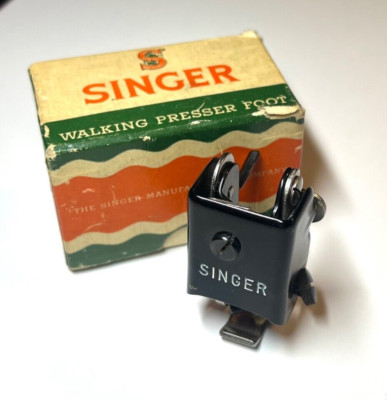 Vintage Singer Penguin Walking Presser Foot # 160741 with Original Box ...