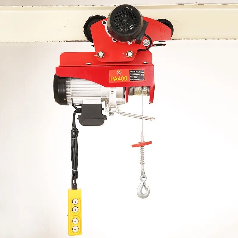 1000KG Electric Hoist with 12m Traction Rope Lifting Cranes Sliding ...