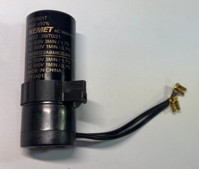 Kemet 117U5017 AC Motorstart Motor Start Capacitor MD22 80µF 220/300V ...