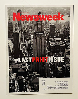 NEWSWEEK Final Print Issue - December 31 2012 Last Edition in Print ...