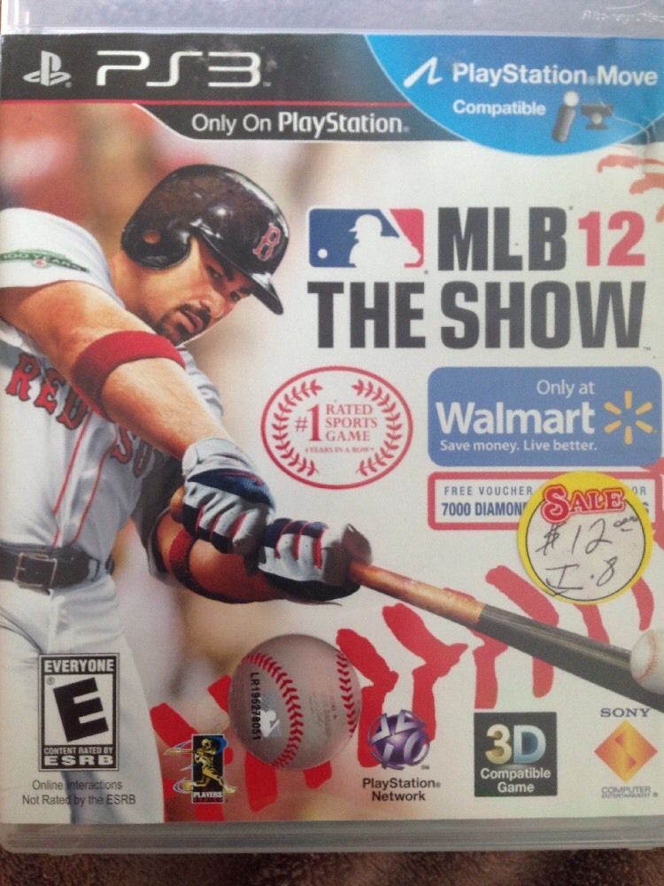 PlayStation 3 MLB 12: The Show For PlayStation 3 PS3 Baseball Very Good ...