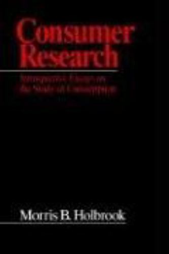 Consumer Research : Introspective Essays on the Study of Consumption by ...