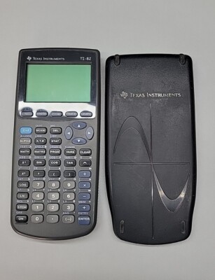 Texas Instruments TI-82 Graphing Calculator With Cover | eBay
