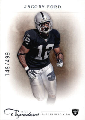 2011 Prime Signatures #78 Jacoby Ford /499 - NM-MT | eBay