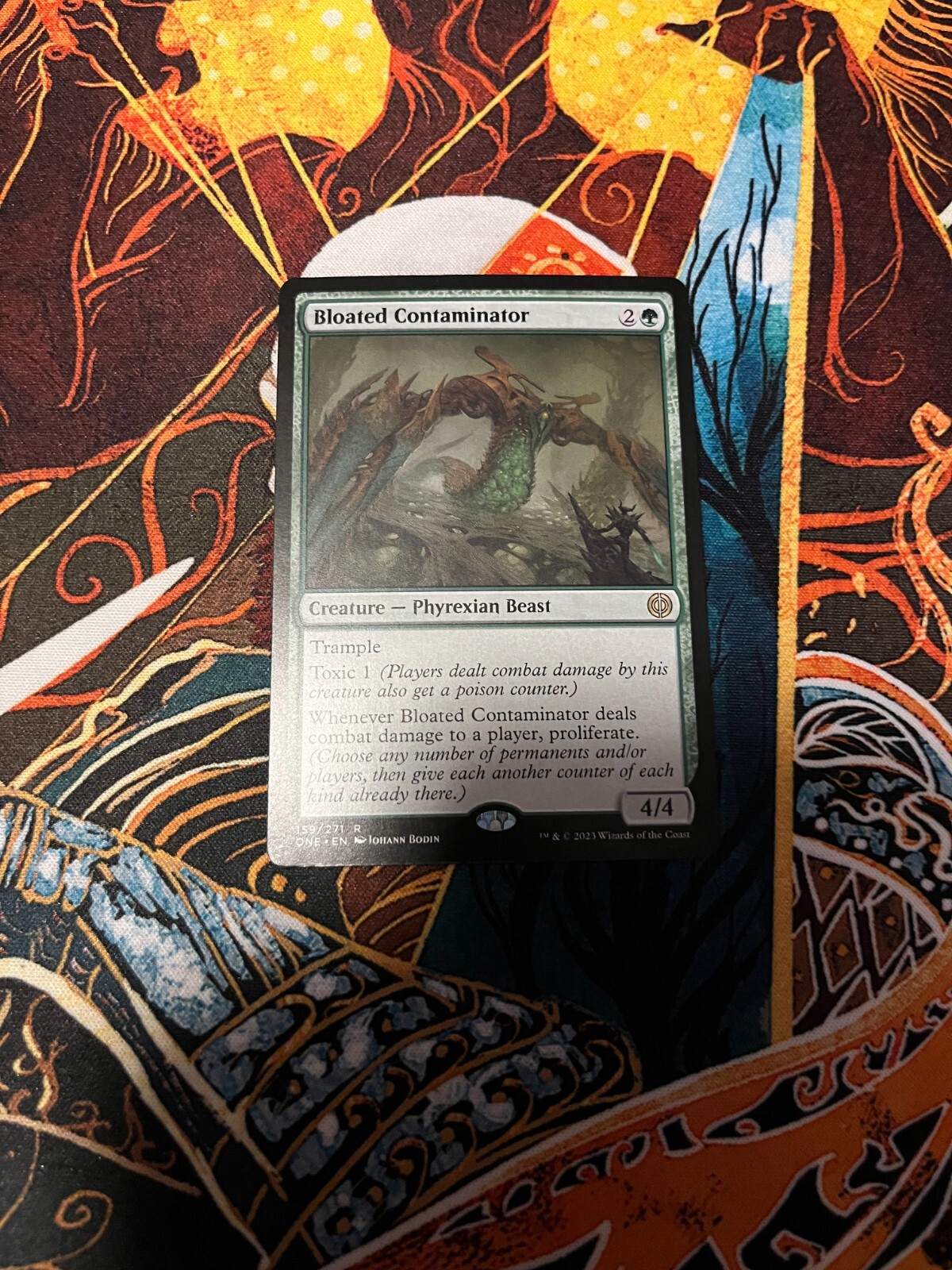 MTG Bloated Contaminator Phyrexia: All Will Be One 159/271 Regular Rare ...