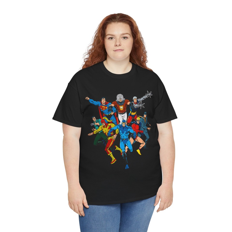 Charlton Characters T-Shirt - DC Comics - Captain Atom, Peacemaker, The ...