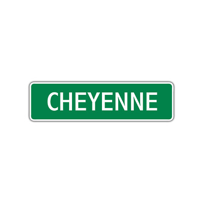 Cheyenne Girls Name Letter Printed Label Art Decor Novelty Aluminum ...