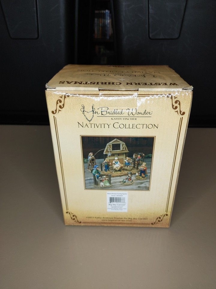 Kathy Fincher Western Christmas Nativity Wiseman Chicks Cowboy RETIRED ...