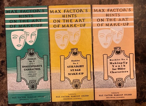 1970s Lot Of Max Factors Hints On The Art of Make-Up Stage Production ...