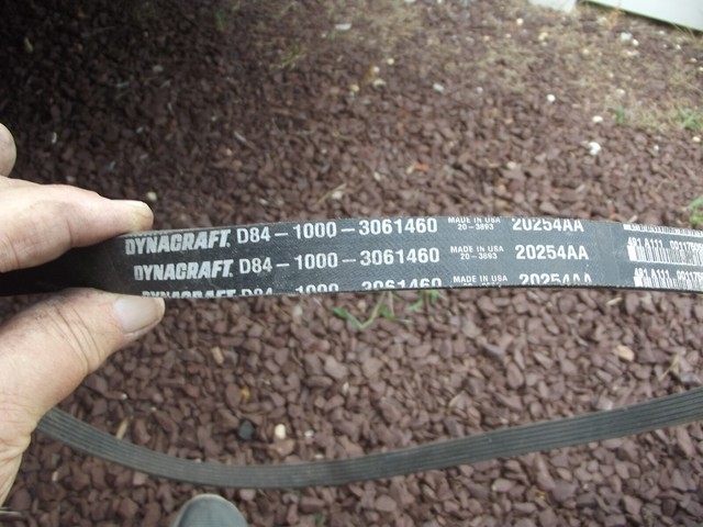 Dynacraft 20254AA 12 Ribs Poly Belt D84-1000-3122640 for sale online | eBay