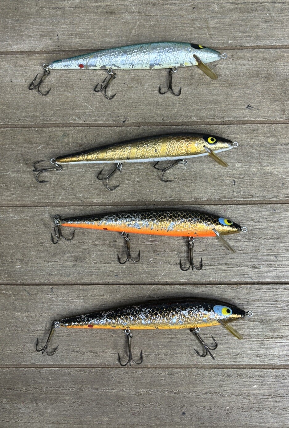 Vintage Lot of 4 Smithwick Fishing Lures 4.5" | eBay